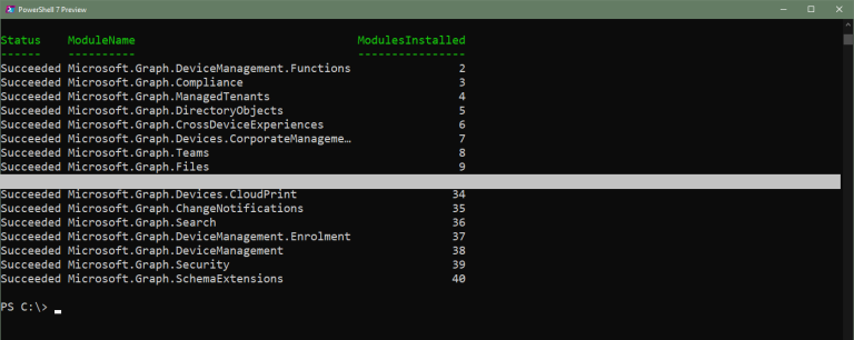 Install Microsoft Graph Module For Azure Automation Using Powershell