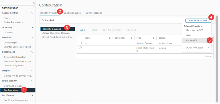 VMware vCenter SSO Integration with Azure AD
